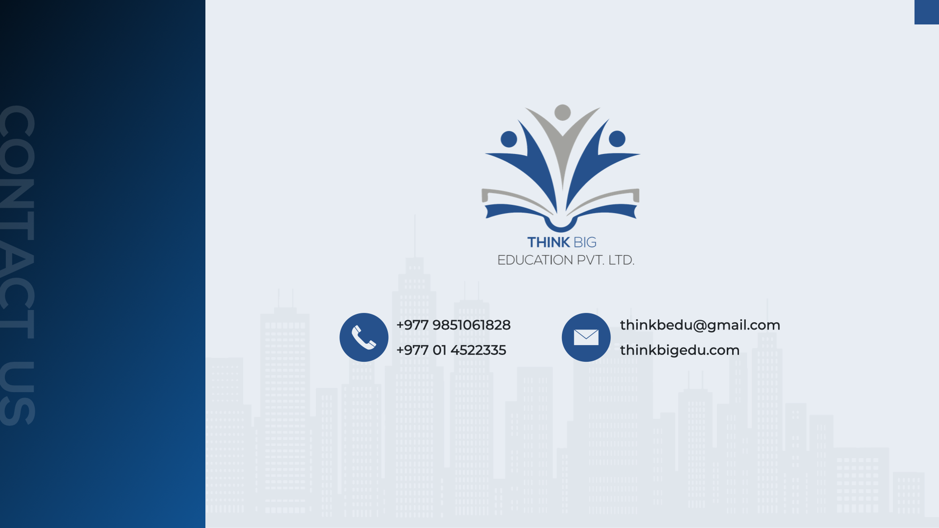 Leading Education Consultancy in Kathmandu | ThinkBig Education
